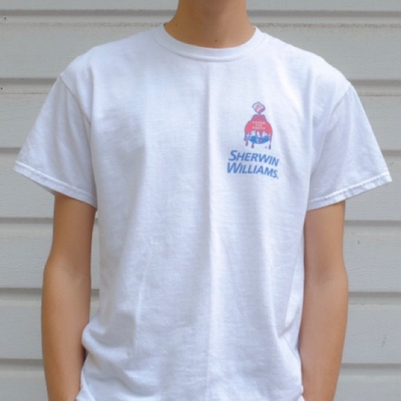 Vintage | Shirts | New Sherwin Williams Drip Logo Tee Shirt Xl | Poshmark